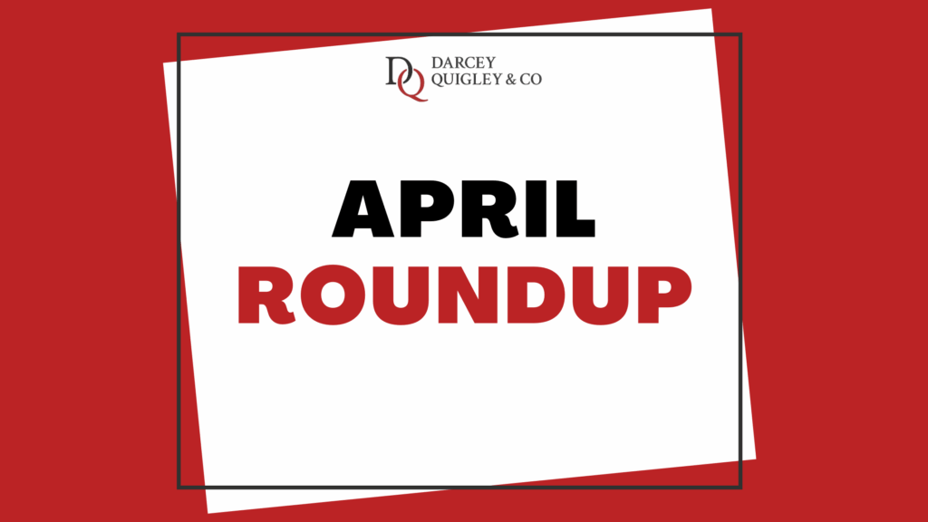 Darcey Quigley April Roundup
